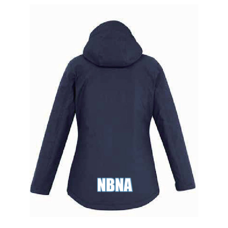 Nelson Bay Netball Stock Navy Ladies Weather Jacket– Coast 2 Coast ...
