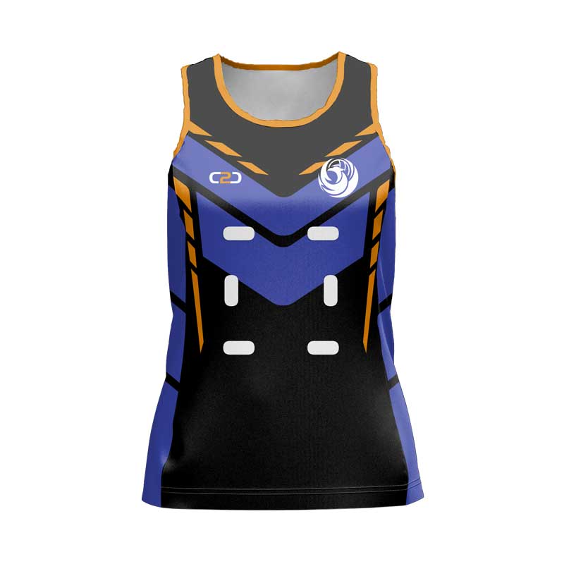 Netball Singlet 102 Ladies Racerback Design Your Own Custom– Coast 2 ...
