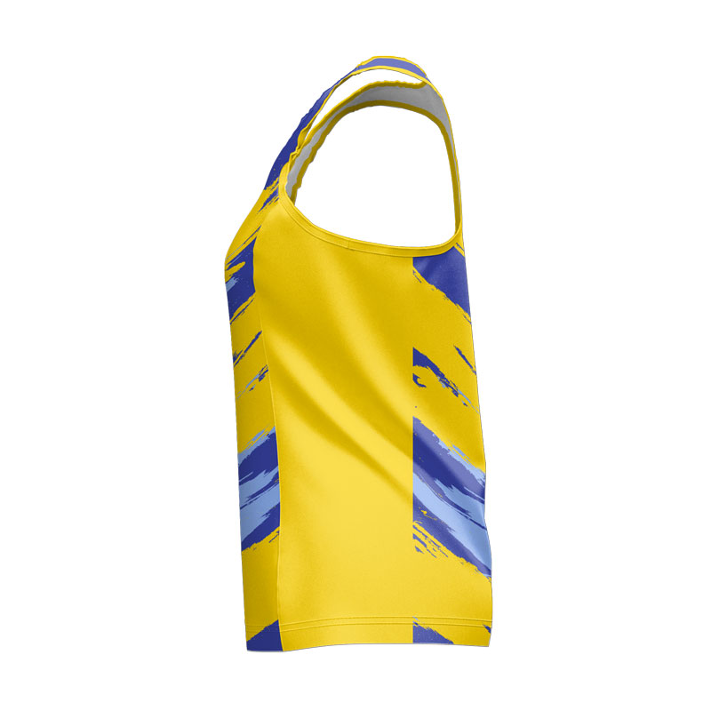 Brushes Netball Singlet Ladies Racerback Design Your Own Custom– Coast ...