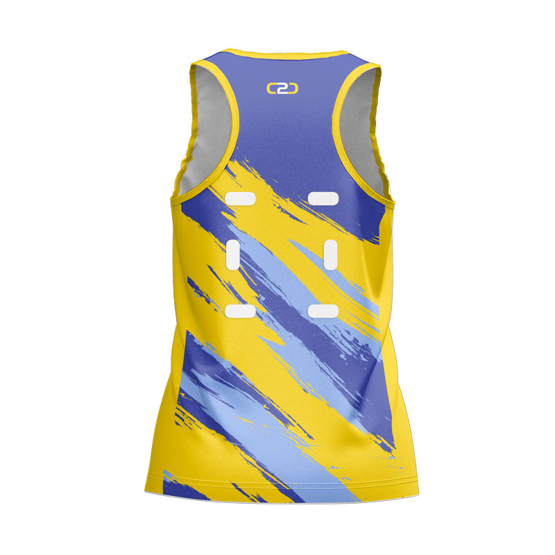 Brushes Netball Singlet Ladies Racerback Design Your Own Custom– Coast 2 Coast Sports Australia