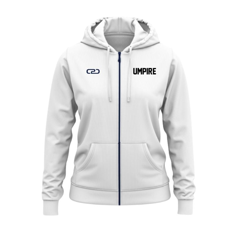 Netball Umpire Zip Kinetic Fleece Hoodie Design Your Own Custom– Coast ...