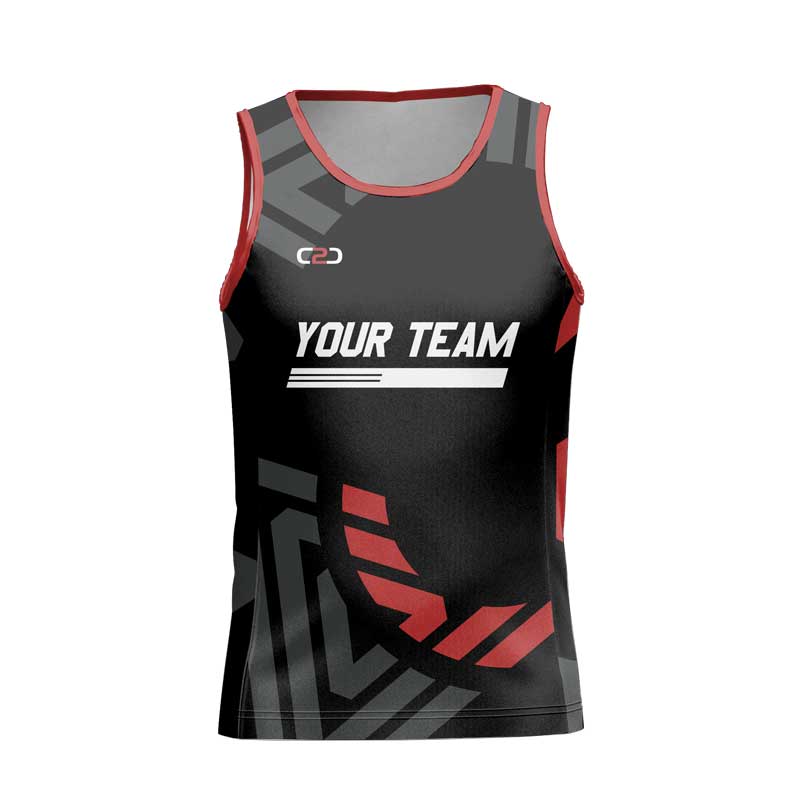 Athletic Singlet 7 Design Your Own Custom– Coast 2 Coast Sports Australia