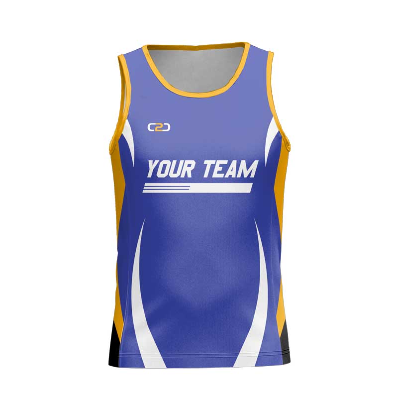 Athletic Singlet 10 Design Your Own Custom– Coast 2 Coast Sports Australia