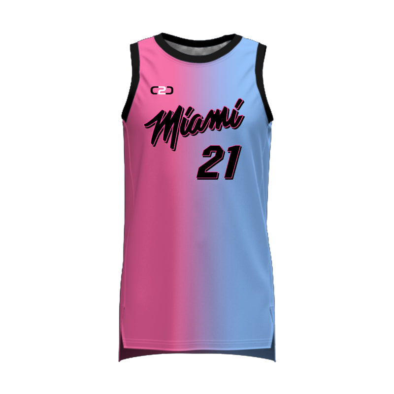Design Your Own Custom Miami Basketball Uniform Singlet– Coast 2 Coast ...