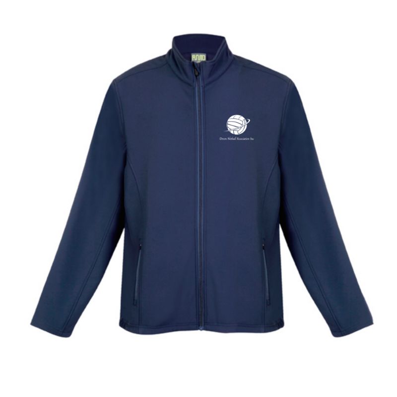 Devon Netball Soft Shell Jacket Ladies and Mens Navy– Coast 2 Coast ...