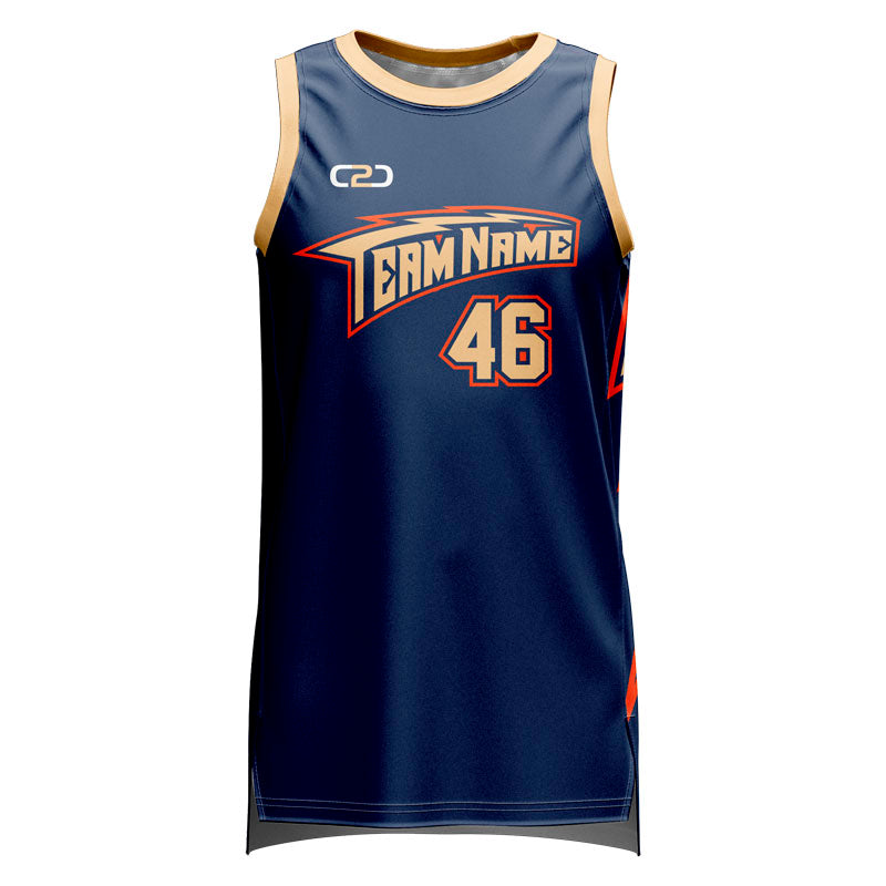 The Bay SlimFit HP Split Basketball Singlet Design Your Own Custom ...