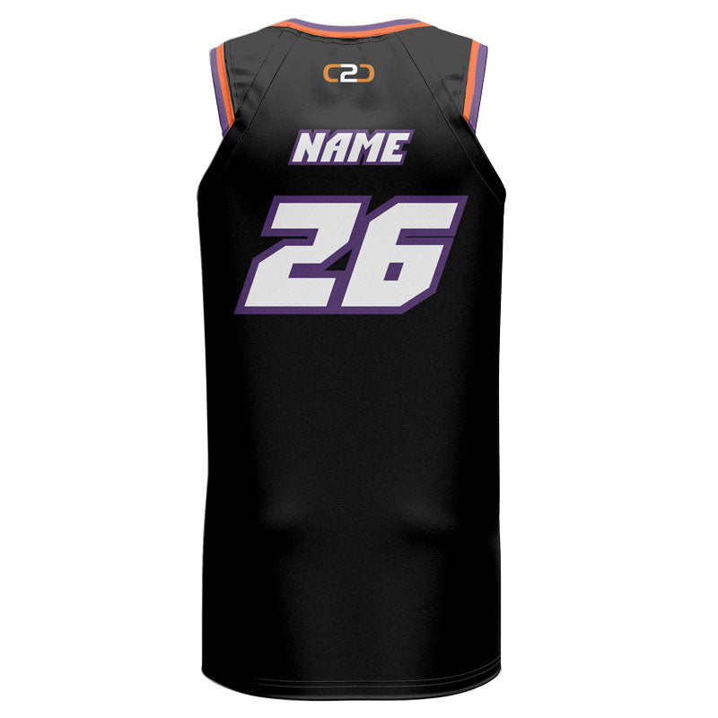 SUNS SlimFit HP Split Basketball Singlet Design Your Own Custom– Coast ...