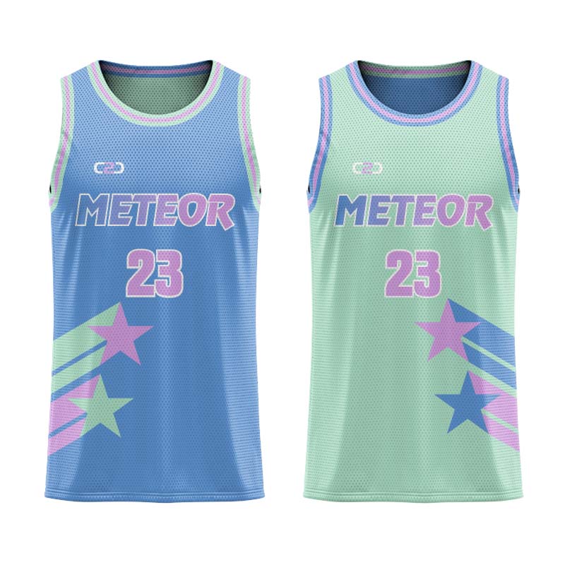 Meteor Core Reversible Basketball Singlet Design Your Own– Coast 2 ...