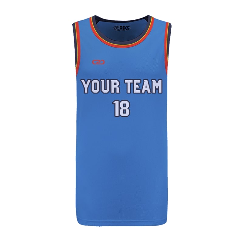 THUNDER Icon SlimFit HP Split Basketball Singlet Design Your Own Custo ...